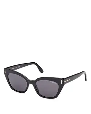 TOM FORD Tom Ford Cat Eye Sunglasses Black/smoke
