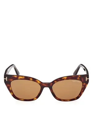 TOM FORD Cat Eye Sunglasses - Havana/brown