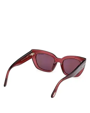 TOM FORD Butterfly Sunglasses, 52mm