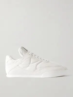 Chloé Kick Quilted Leather Sneakers - White