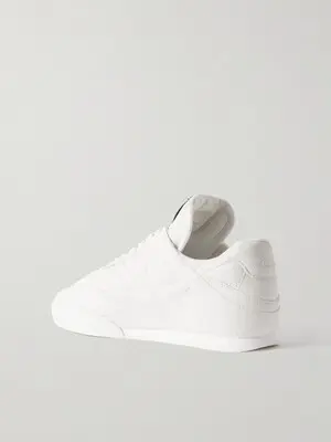 Chloé Kick Quilted Leather Sneakers - White
