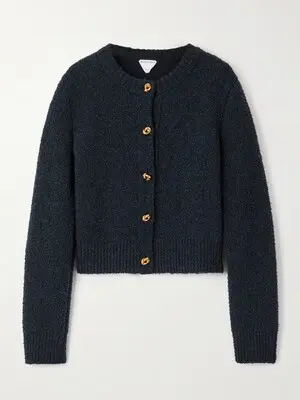 Bottega Veneta Wool-blend Bouclé Cardigan