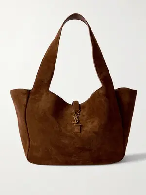 Saint Laurent Le 5 À 7 Bea Suede Tote - Brown