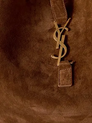 Saint Laurent Le 5 À 7 Bea Suede Tote - Brown