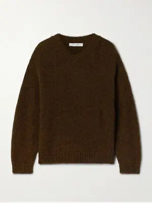 THE ROW Harini Brushed-cashmere Sweater
