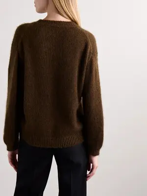 THE ROW Harini Brushed-cashmere Sweater