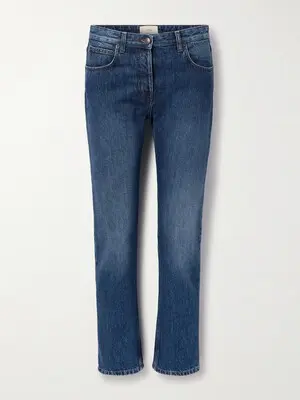 THE ROW Mid-rise Straight-leg Jeans