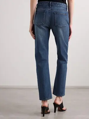 THE ROW Mid-rise Straight-leg Jeans