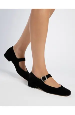 Penelope Chilvers Velvet Mary Jane Flat