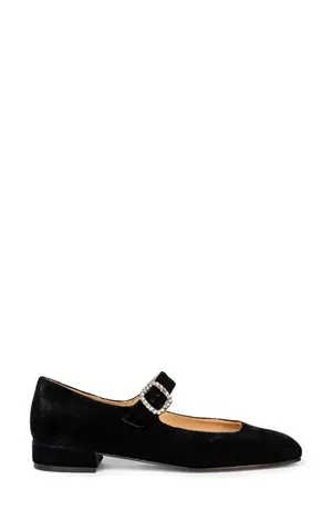 Penelope Chilvers Velvet Mary Jane Flat