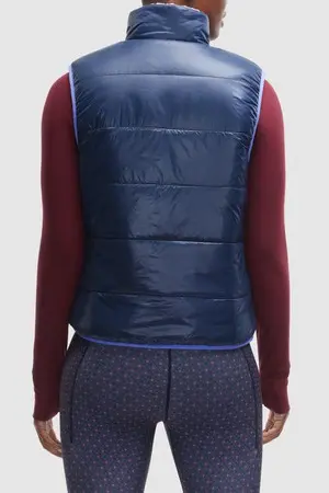 PELOTON Cozy Fleece Reversible Vest - Deep Navy