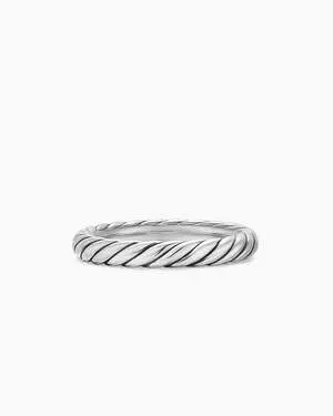 David Yurman Cable Band Ring - All Sterling Silver