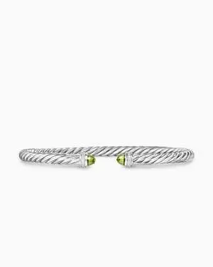 David Yurman Cable Flex Bracelet - Peridot