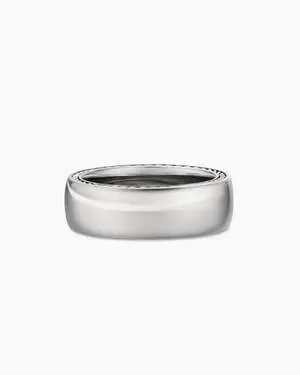 David Yurman Streamline Band Ring - 18k White Gold