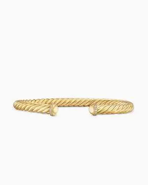 David Yurman Cable Cuff Bracelet - Diamond