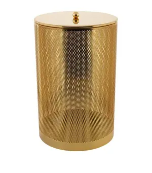ZODIAC Round Laundry Basket - Gold