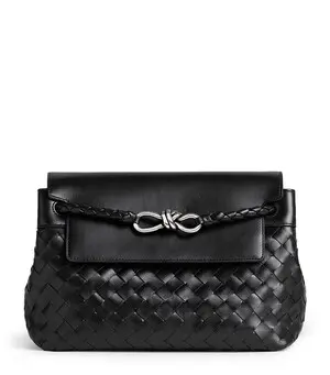 Bottega Veneta Small Leather Andiamo Messenger Bag