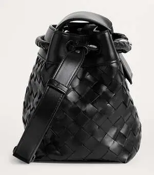 Bottega Veneta Small Leather Andiamo Messenger Bag