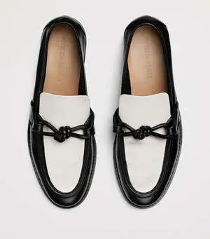 Bottega Veneta Leather Loafers With Knot Detailing