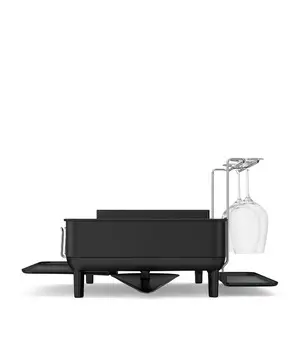 SIMPLEHUMAN Steel Frame Dish Rack - Black