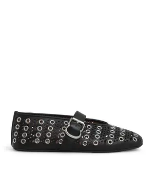 Alaïa Leather Vienne Ballet Flats