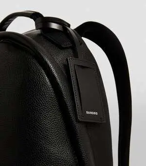 Sandro Leather-trim Backpack