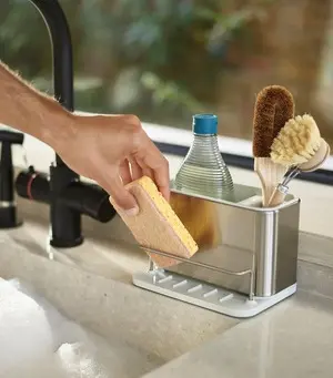 JOSEPH JOSEPH Stainless-steel Surface Sinky Tidy