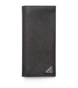 Prada Saffiano Leather Wallet - Black
