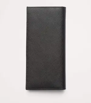 Prada Saffiano Leather Wallet - Black