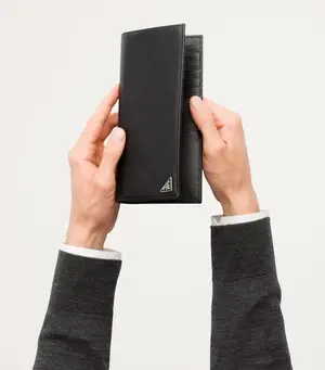 Prada Saffiano Leather Wallet - Black
