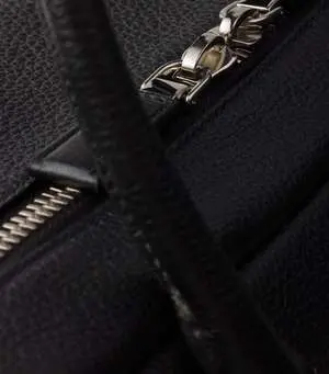 Prada Leather Briefcase - Black