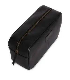 Barbour Leather Highgate Wash Bag
