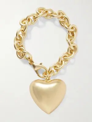 ROXANNE ASSOULIN The Puffy Heart -tone Bracelet - Gold