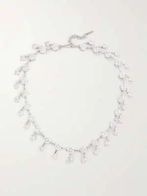 Completedworks Recycled Rhodium-plated Cubic Zirconia Chain Necklace