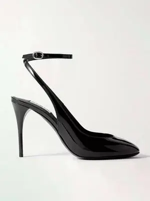 Alaïa 90 Patent-leather Pumps - Black