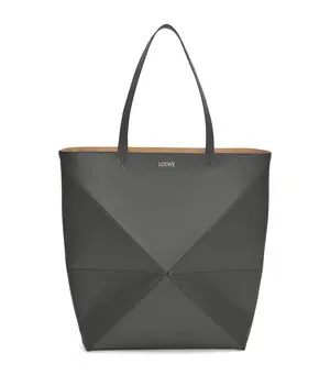 Loewe Extra Large Puzzle Fold Tote Bag - Grey