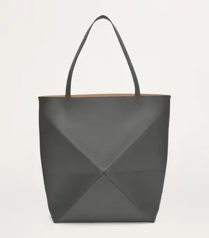 Loewe Extra Large Puzzle Fold Tote Bag - Grey
