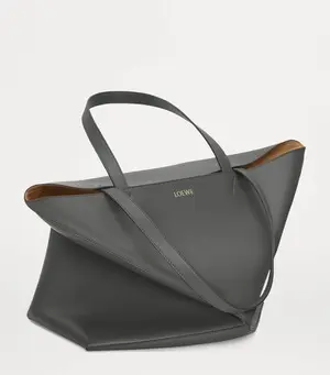 Loewe Extra Large Puzzle Fold Tote Bag - Grey