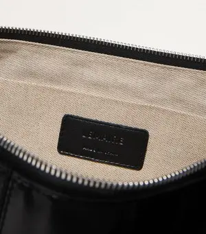 LEMAIRE Medium Nappa Leather Croissant Bag - Black