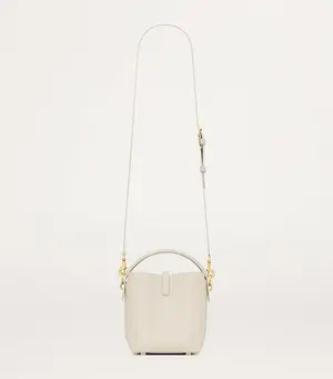 Saint Laurent Mini Le 37 Bucket Bag - White