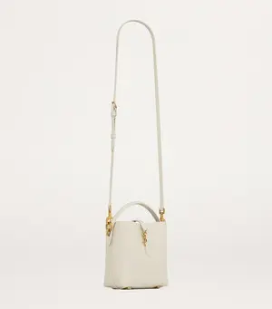 Saint Laurent Mini Le 37 Bucket Bag - White