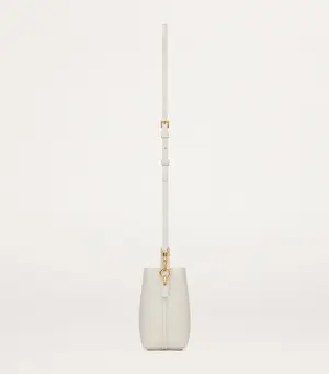 Saint Laurent Mini Le 37 Bucket Bag - White