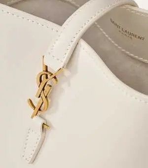 Saint Laurent Mini Le 37 Bucket Bag - White