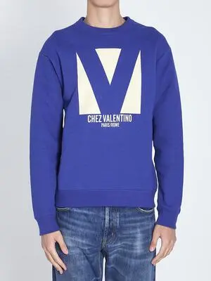 Valentino Garavani Ribbed Sweatshirts Hoodies For Men