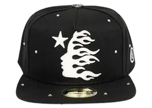 HELLSTAR OG Logo Rhinestones 59FIFTY Fitted Hat Black