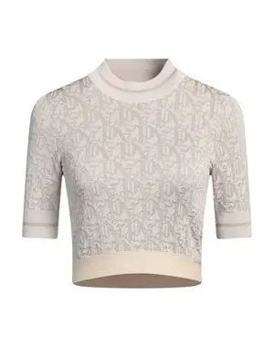 Palm Angels Lightweight Knit Metallic Sweater - Beige