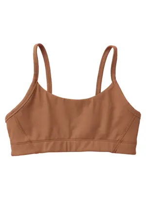 YELLOWBERRY Sky High Impact Sports Bra - Mocha Brown