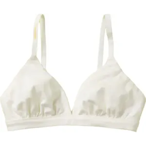 YELLOWBERRY Joey Cotton Bra - White Cloud