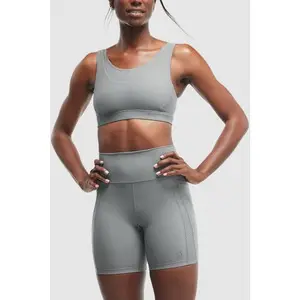 PELOTON Cadent Laser Perforated Bra - Sage Green