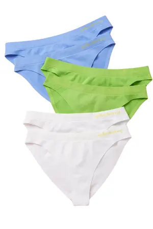 YELLOWBERRY 6pk Scout Seamless Underwear Light Blue